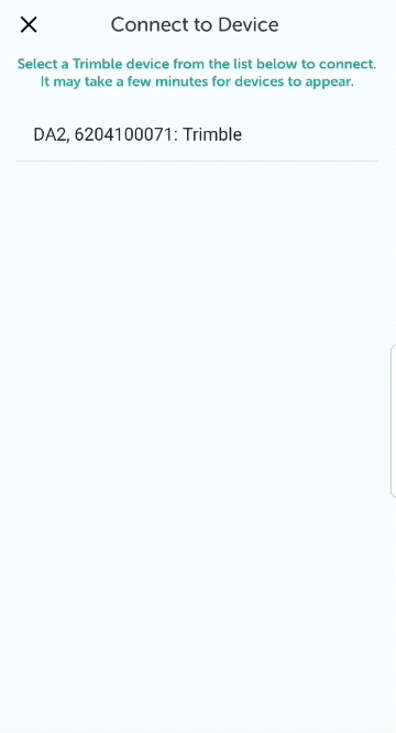 Trimble Setup for Android Devices